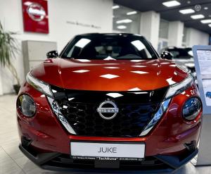 Red Nissan Juke 2026 in Klaipeda, with an engine capacity of 1.00 L and mileage of 5 thousand km for 24190 €, photo 4 on AUTOMOTO.COM.LV