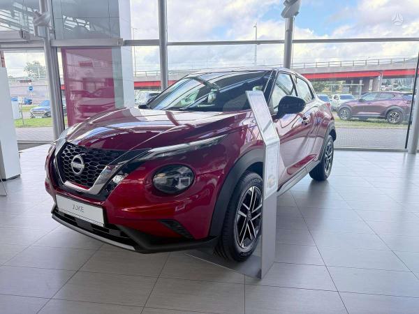 Red Nissan Juke 2026 in Vilnius, with an engine capacity of 1.00 L and mileage of 0 thousand km for 24190 €, photo 1 on AUTOMOTO.COM.LV