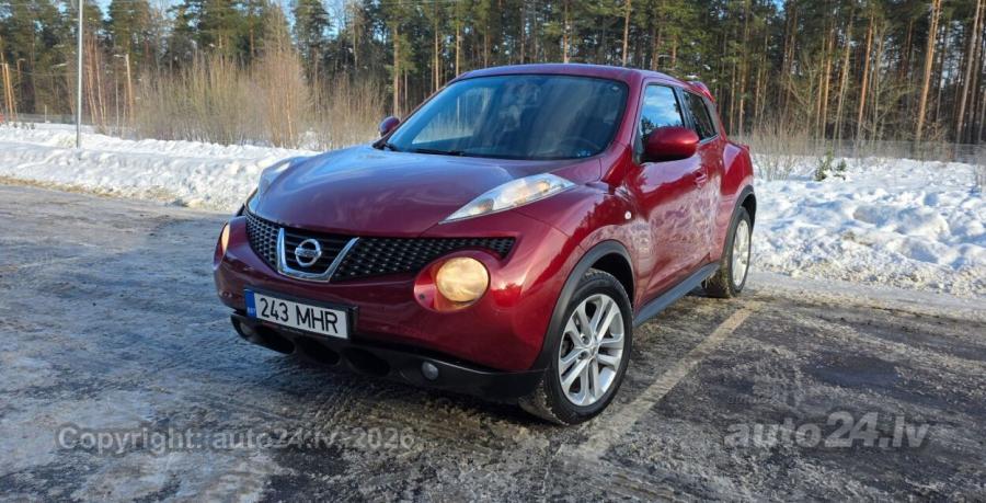 Sarkans Nissan Juke 2012 Tallina, ar dzinēja tilpumu 1.60 L un nobraukumu 126 tūkst. km par 6200 €, foto 5 vietnē AUTOMOTO.COM.LV
