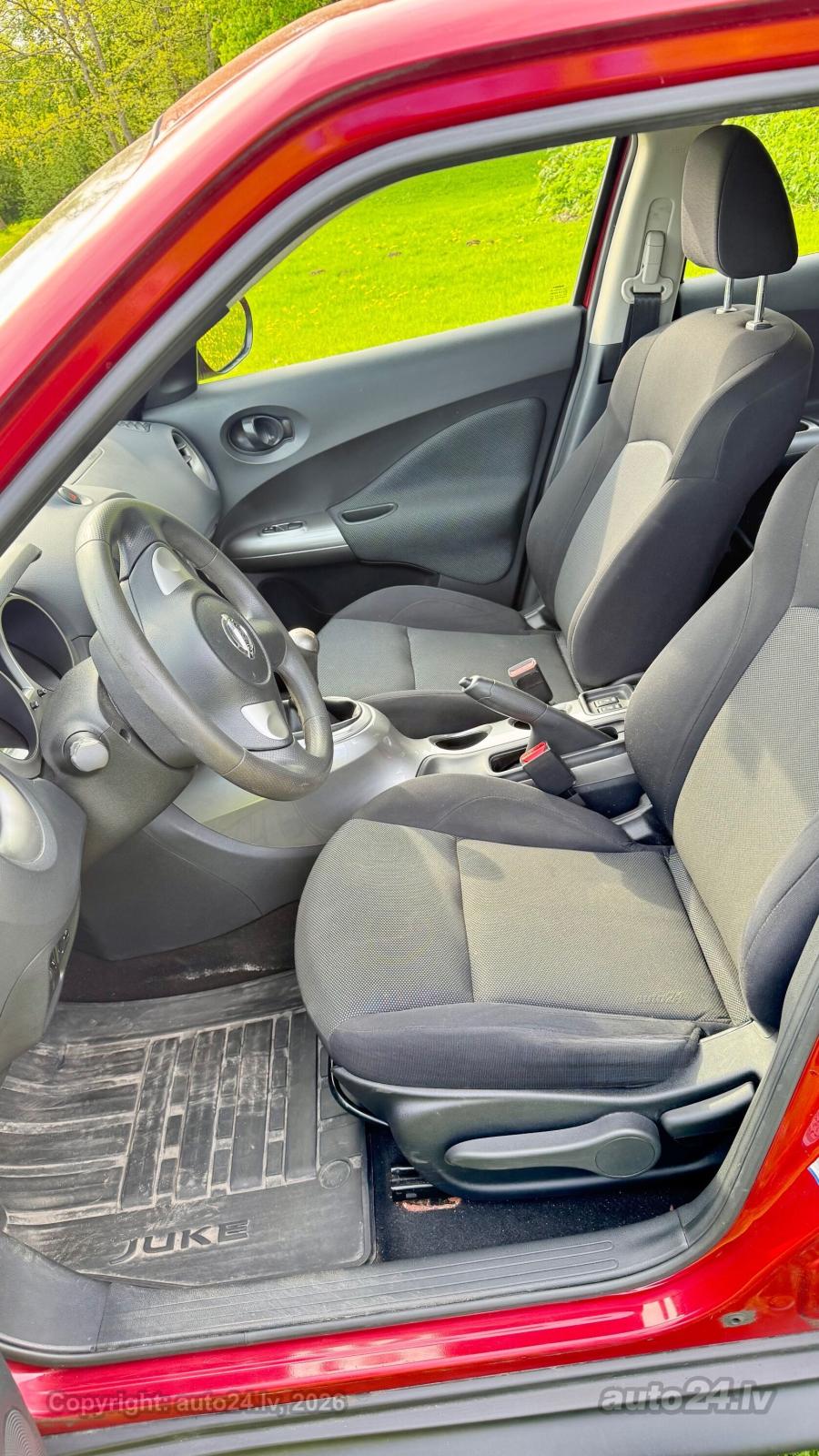 Sarkans Nissan Juke 2012 Tartu, ar dzinēja tilpumu 1.60 L un nobraukumu 88 tūkst. km par 5000 €, foto 13 vietnē AUTOMOTO.COM.LV