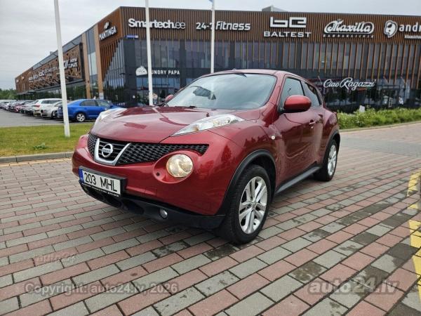 Red Nissan Juke 2012 in Tallinn, with an engine capacity of 1.60 L and mileage of 171 thousand km for 4600 €, photo 1 on AUTOMOTO.COM.LV