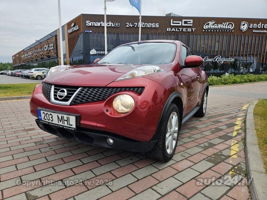 Sarkans Nissan Juke 2012 Tallina, ar dzinēja tilpumu 1.60 L un nobraukumu 171 tūkst. km par 4600 €, foto 3 vietnē AUTOMOTO.COM.LV