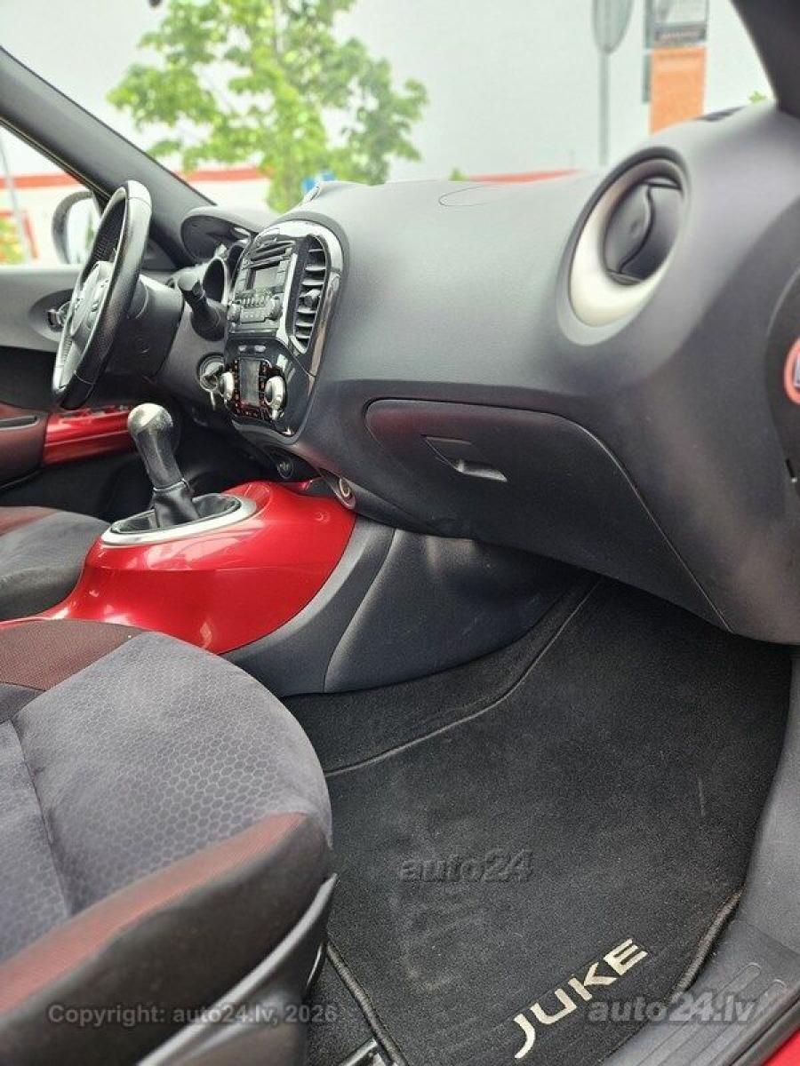 Sarkans Nissan Juke 2012 Tallina, ar dzinēja tilpumu 1.60 L un nobraukumu 171 tūkst. km par 4600 €, foto 9 vietnē AUTOMOTO.COM.LV