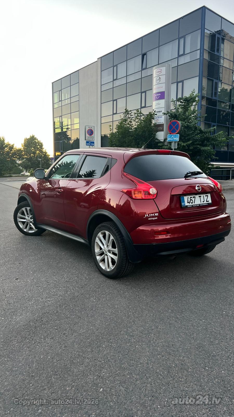 Sarkans Nissan Juke 2012 Tallina, ar dzinēja tilpumu 1.60 L un nobraukumu 0 tūkst. km par 5200 €, foto 3 vietnē AUTOMOTO.COM.LV