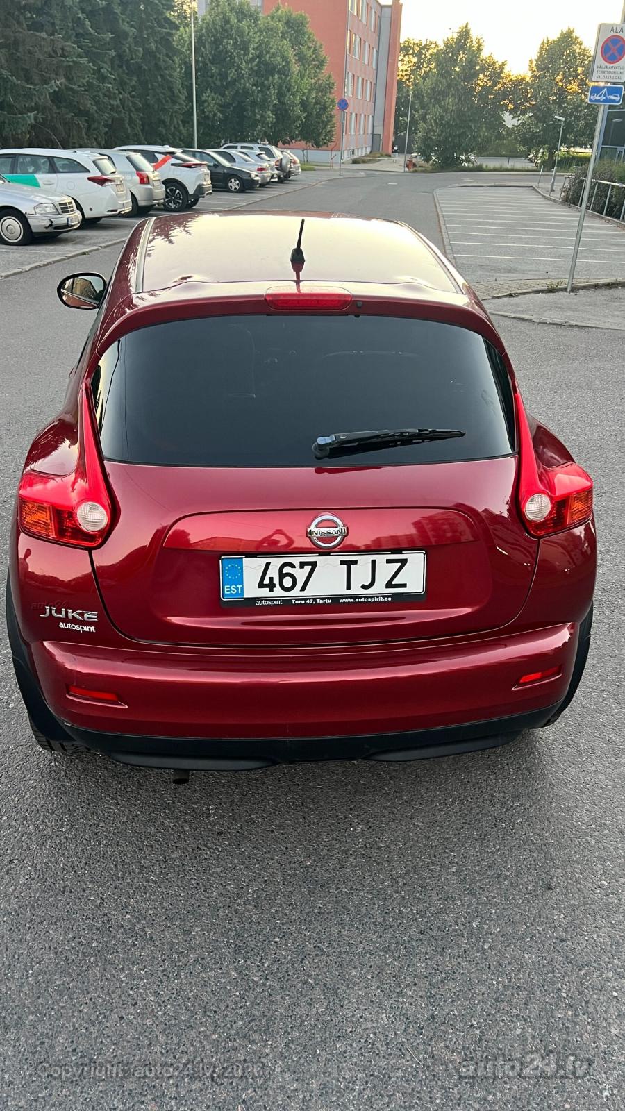 Sarkans Nissan Juke 2012 Tallina, ar dzinēja tilpumu 1.60 L un nobraukumu 0 tūkst. km par 5200 €, foto 5 vietnē AUTOMOTO.COM.LV