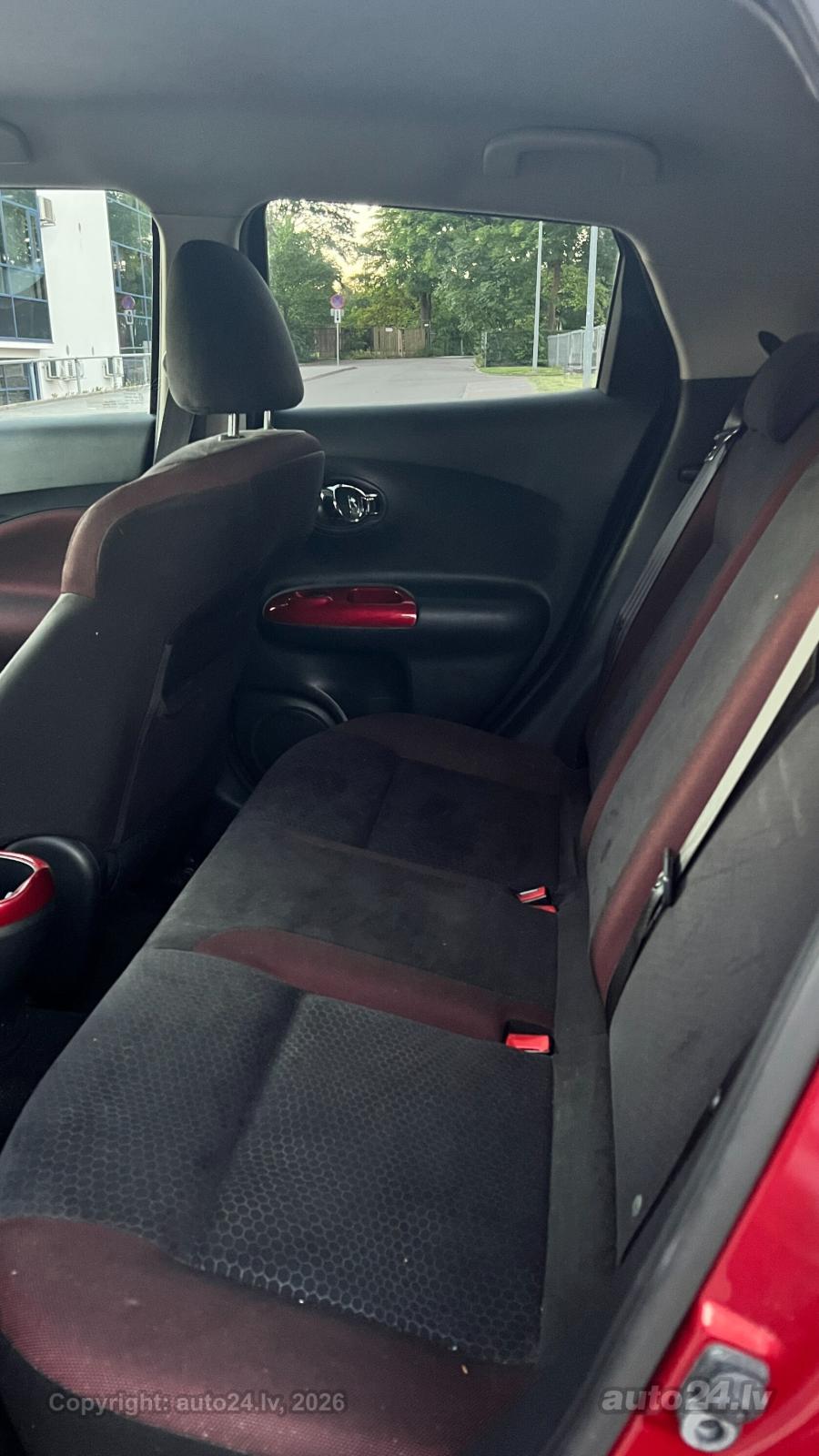 Sarkans Nissan Juke 2012 Tallina, ar dzinēja tilpumu 1.60 L un nobraukumu 0 tūkst. km par 5200 €, foto 11 vietnē AUTOMOTO.COM.LV