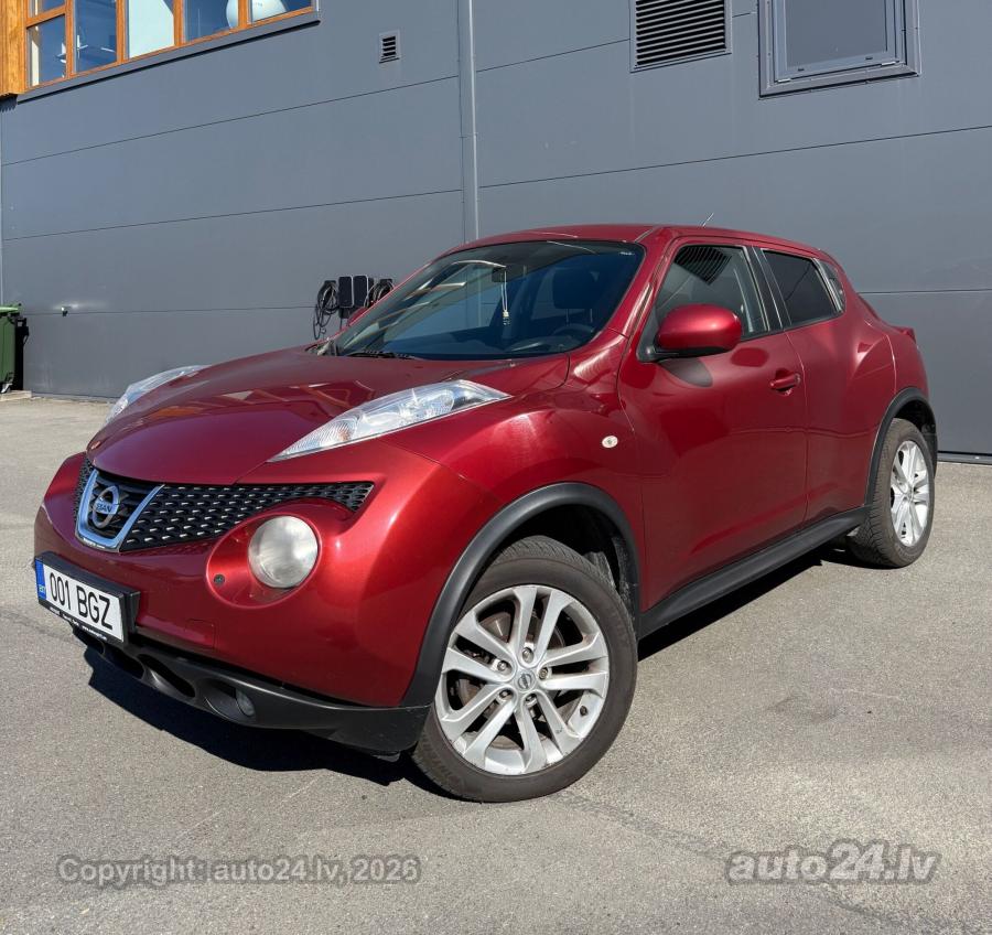 Sarkans Nissan Juke 2012 Tallina, ar dzinēja tilpumu 1.60 L un nobraukumu 176 tūkst. km par 5500 €, foto 4 vietnē AUTOMOTO.COM.LV