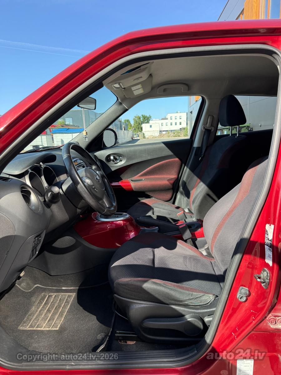Sarkans Nissan Juke 2012 Tallina, ar dzinēja tilpumu 1.60 L un nobraukumu 176 tūkst. km par 5500 €, foto 10 vietnē AUTOMOTO.COM.LV