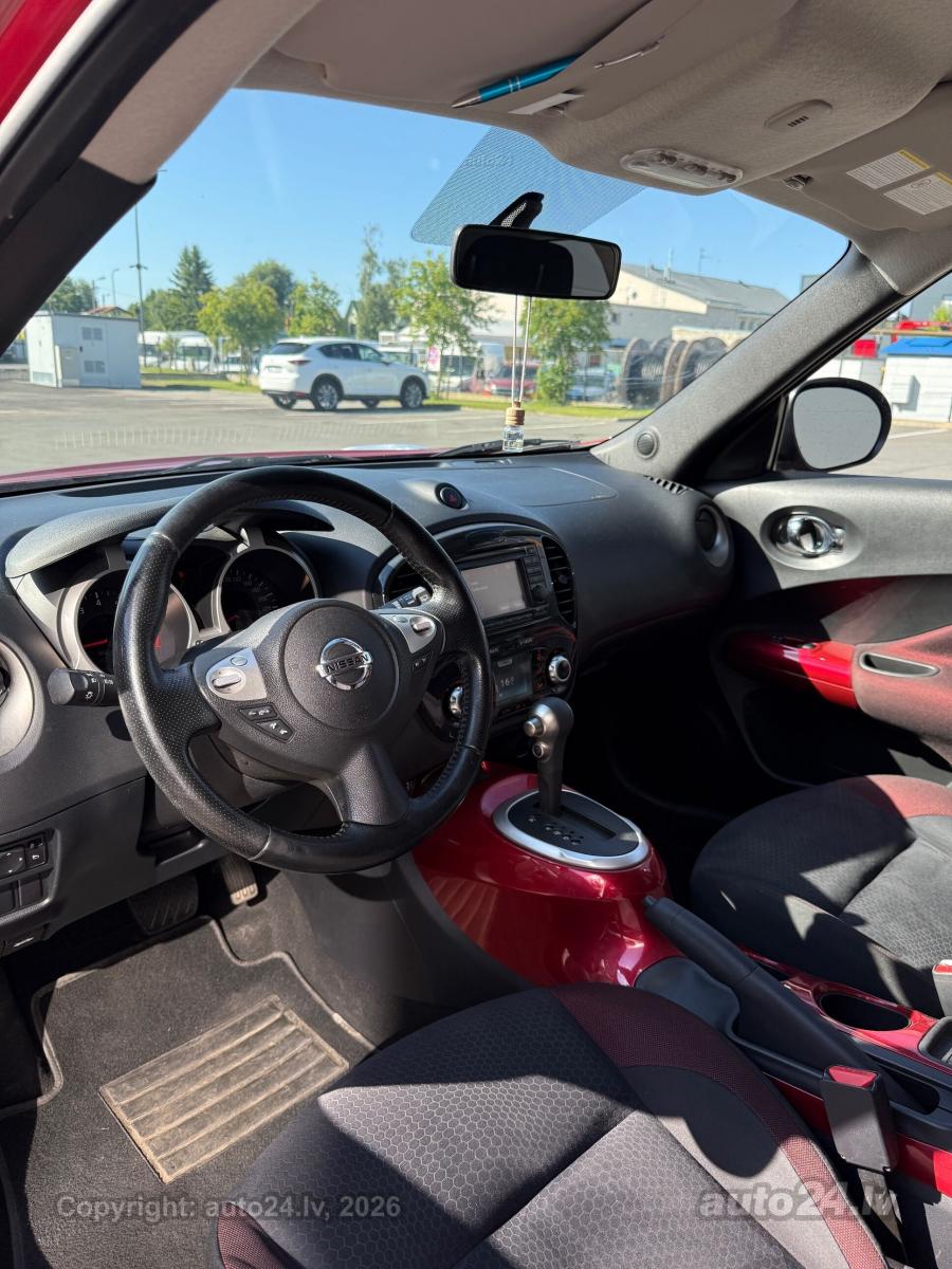 Sarkans Nissan Juke 2012 Tallina, ar dzinēja tilpumu 1.60 L un nobraukumu 176 tūkst. km par 5500 €, foto 11 vietnē AUTOMOTO.COM.LV