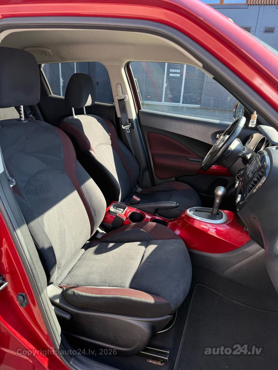 Sarkans Nissan Juke 2012 Tallina, ar dzinēja tilpumu 1.60 L un nobraukumu 176 tūkst. km par 5500 €, foto 12 vietnē AUTOMOTO.COM.LV