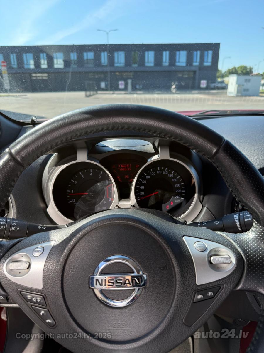 Sarkans Nissan Juke 2012 Tallina, ar dzinēja tilpumu 1.60 L un nobraukumu 176 tūkst. km par 5500 €, foto 16 vietnē AUTOMOTO.COM.LV