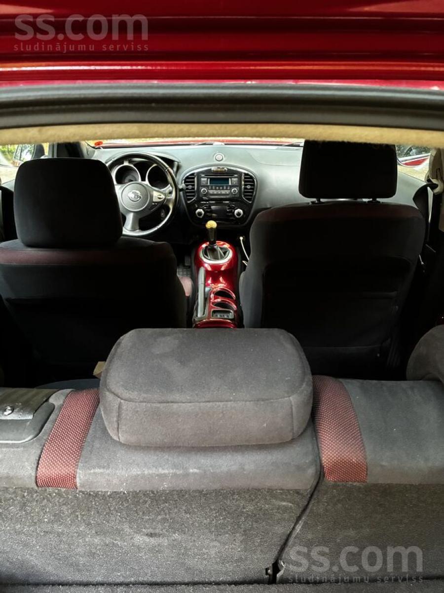 Sarkans Nissan Juke 2012 Rīga, ar dzinēja tilpumu 1.60 L un nobraukumu 143 tūkst. km par 4500 €, foto 10 vietnē AUTOMOTO.COM.LV