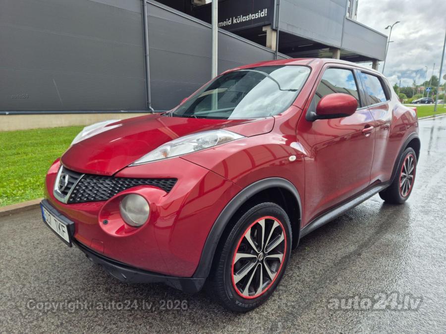 Red Nissan Juke 2013 in Tallinn, with an engine capacity of 1.60 L and mileage of 104 thousand km for 5999 €, photo 3 on AUTOMOTO.COM.LV
