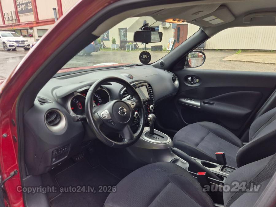 Red Nissan Juke 2013 in Tallinn, with an engine capacity of 1.60 L and mileage of 104 thousand km for 5999 €, photo 14 on AUTOMOTO.COM.LV