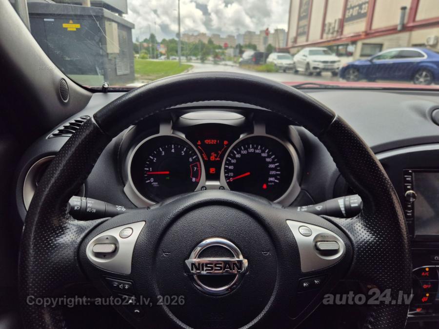 Red Nissan Juke 2013 in Tallinn, with an engine capacity of 1.60 L and mileage of 104 thousand km for 5999 €, photo 17 on AUTOMOTO.COM.LV