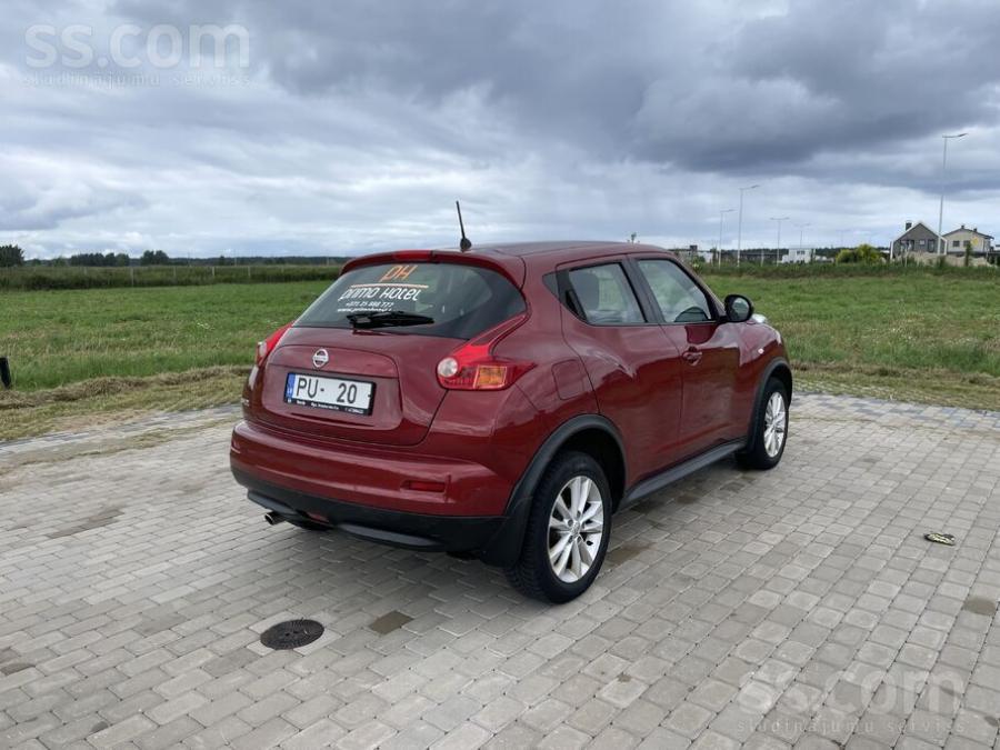 Sarkans Nissan Juke 2013 Rīga, ar dzinēja tilpumu 1.60 L un nobraukumu 177 tūkst. km par 6000 €, foto 6 vietnē AUTOMOTO.COM.LV