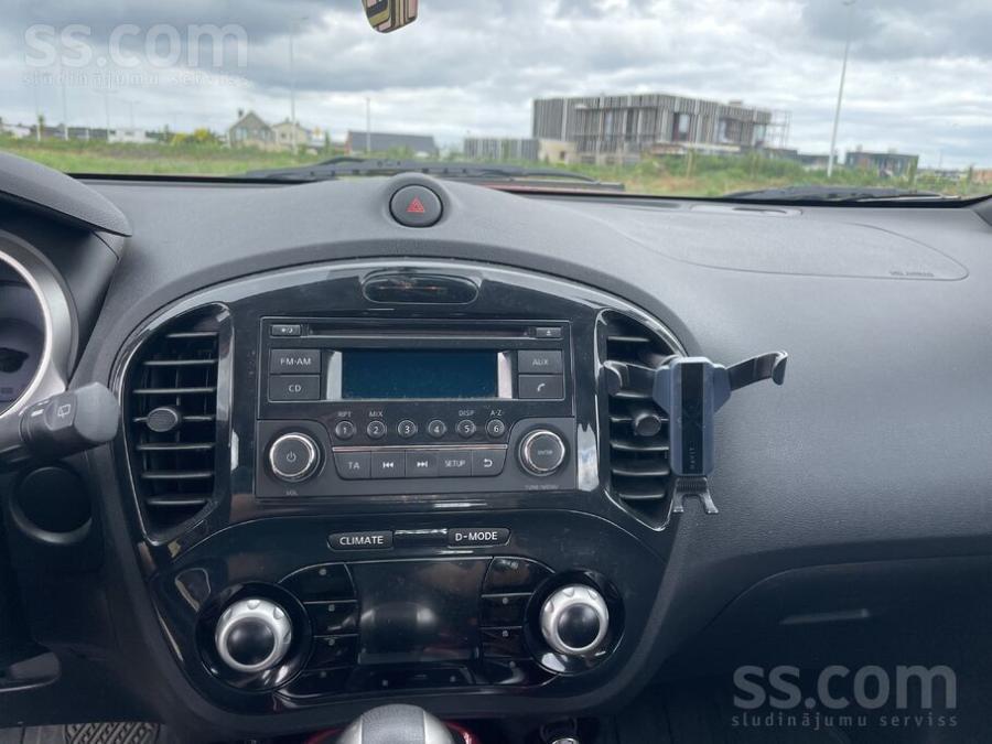 Sarkans Nissan Juke 2013 Rīga, ar dzinēja tilpumu 1.60 L un nobraukumu 177 tūkst. km par 6000 €, foto 15 vietnē AUTOMOTO.COM.LV
