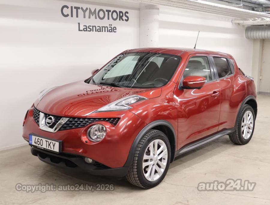 Sarkans Nissan Juke 2014 Tallina, ar dzinēja tilpumu 1.60 L un nobraukumu 110 tūkst. km par 7900 €, foto 1 vietnē AUTOMOTO.COM.LV