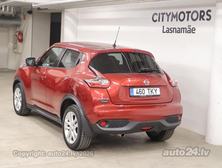 Sarkans Nissan Juke 2014 Tallina, ar dzinēja tilpumu 1.60 L un nobraukumu 110 tūkst. km par 7900 €, foto 4 vietnē AUTOMOTO.COM.LV