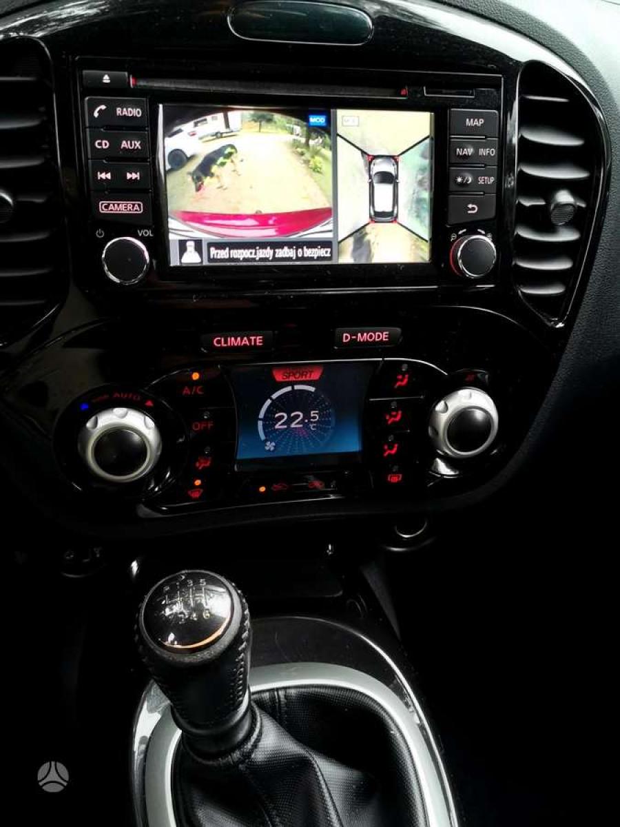 Red Nissan Juke 2014 in Siauliai, with an engine capacity of 1.50 L and mileage of 165 thousand km for 5499 €, photo 15 on AUTOMOTO.COM.LV