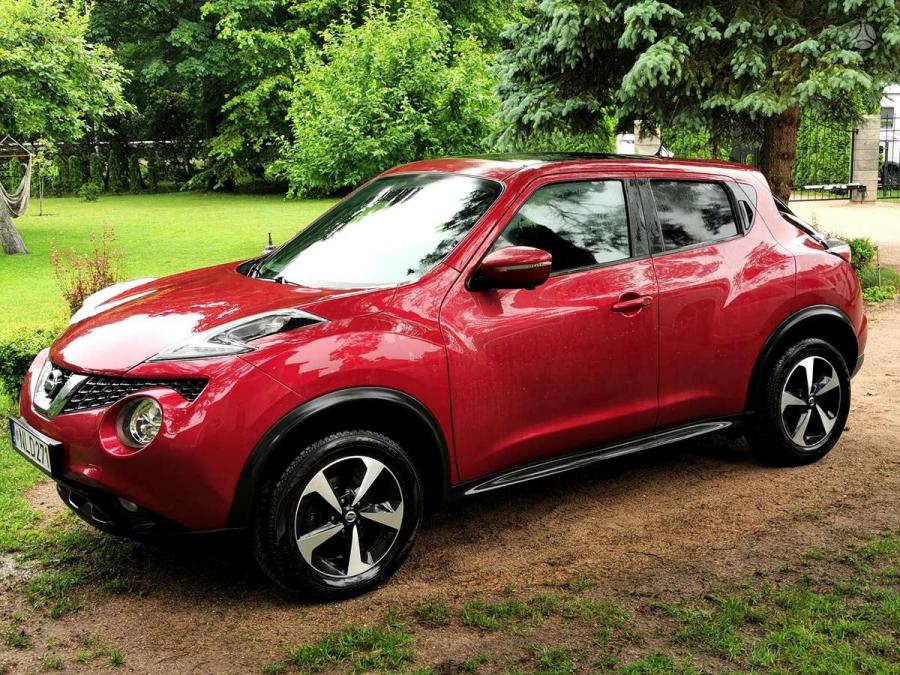 Red Nissan Juke 2014 in Siauliai, with an engine capacity of 1.50 L and mileage of 165 thousand km for 5499 €, photo 20 on AUTOMOTO.COM.LV