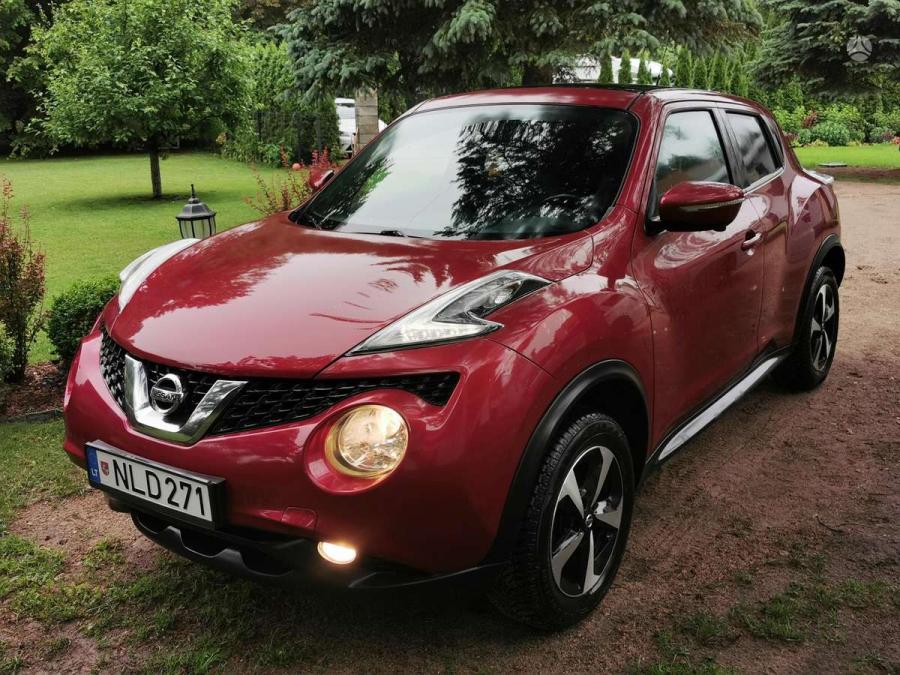 Red Nissan Juke 2014 in Siauliai, with an engine capacity of 1.50 L and mileage of 165 thousand km for 5499 €, photo 30 on AUTOMOTO.COM.LV