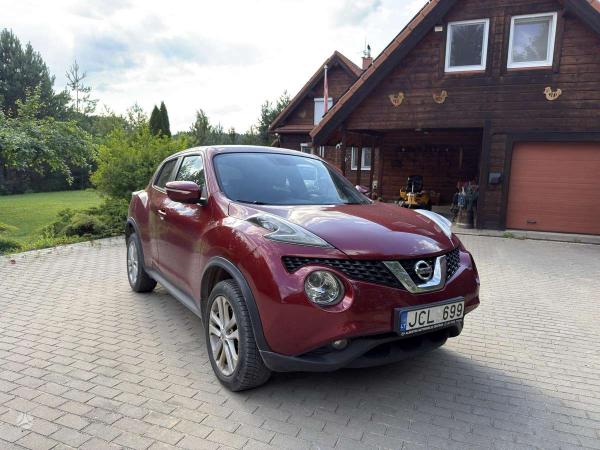 Sarkans Nissan Juke 2016 Alīta, ar dzinēja tilpumu 1.60 L un nobraukumu 133 tūkst. km par 6500 €, foto 1 vietnē AUTOMOTO.COM.LV