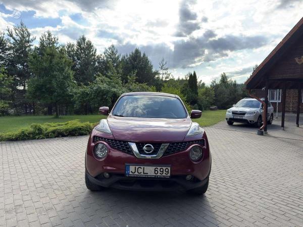 Sarkans Nissan Juke 2016 Alīta, ar dzinēja tilpumu 1.60 L un nobraukumu 133 tūkst. km par 6500 €, foto 2 vietnē AUTOMOTO.COM.LV