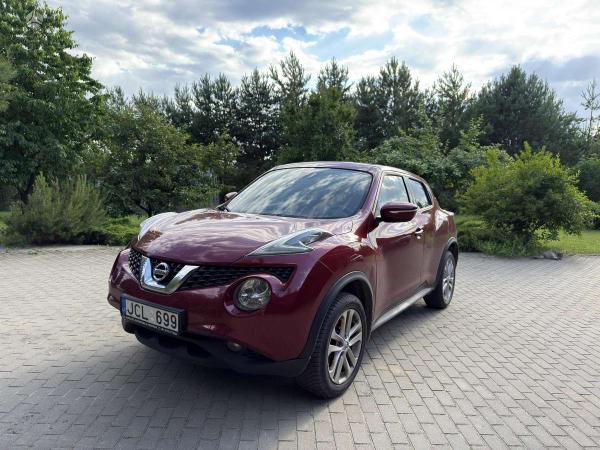 Sarkans Nissan Juke 2016 Alīta, ar dzinēja tilpumu 1.60 L un nobraukumu 133 tūkst. km par 6500 €, foto 3 vietnē AUTOMOTO.COM.LV