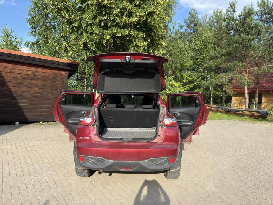 Sarkans Nissan Juke 2016 Alīta, ar dzinēja tilpumu 1.60 L un nobraukumu 133 tūkst. km par 6500 €, foto 22 vietnē AUTOMOTO.COM.LV