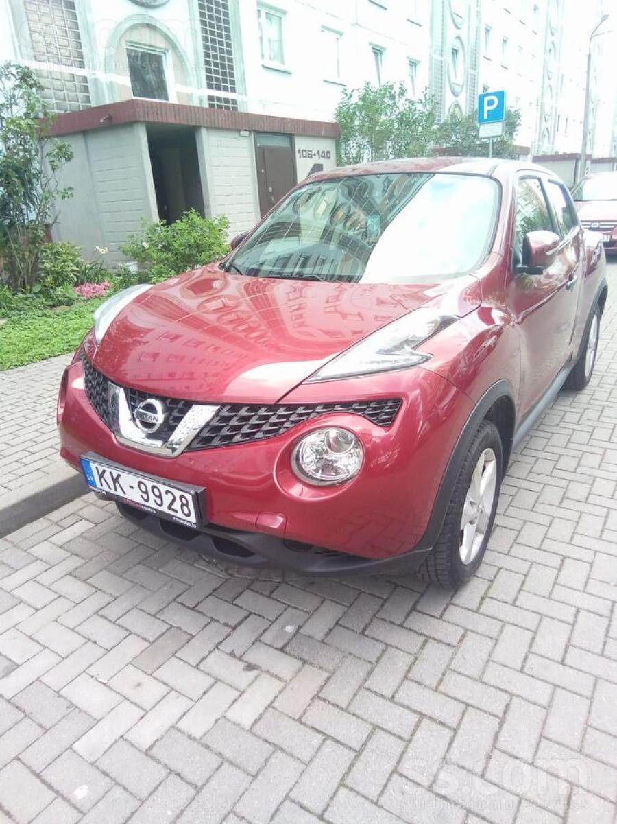 Sarkans Nissan Juke 2016 Rīga, ar dzinēja tilpumu 1.60 L un nobraukumu 55 tūkst. km par 7300 €, foto 3 vietnē AUTOMOTO.COM.LV