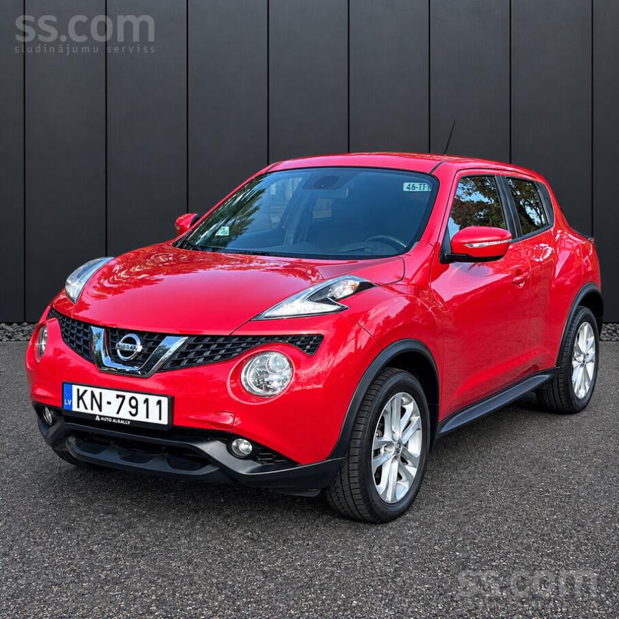 Sarkans Nissan Juke 2016 Rīga, ar dzinēja tilpumu 1.60 L un nobraukumu 102 tūkst. km par 7700 €, foto 1 vietnē AUTOMOTO.COM.LV