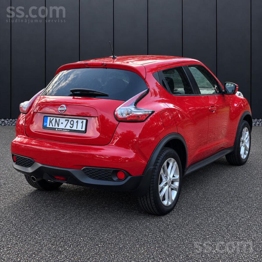 Sarkans Nissan Juke 2016 Rīga, ar dzinēja tilpumu 1.60 L un nobraukumu 102 tūkst. km par 7700 €, foto 5 vietnē AUTOMOTO.COM.LV