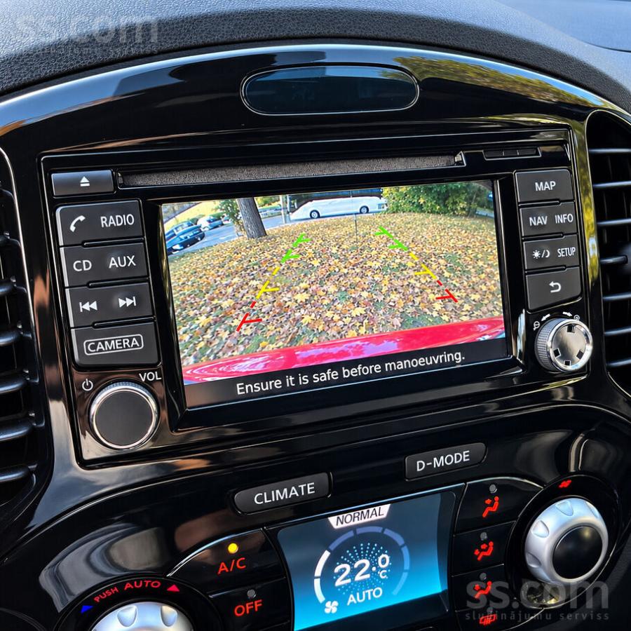 Sarkans Nissan Juke 2016 Rīga, ar dzinēja tilpumu 1.60 L un nobraukumu 102 tūkst. km par 7700 €, foto 12 vietnē AUTOMOTO.COM.LV