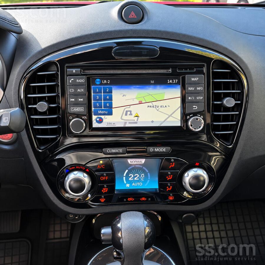 Sarkans Nissan Juke 2016 Rīga, ar dzinēja tilpumu 1.60 L un nobraukumu 102 tūkst. km par 7700 €, foto 13 vietnē AUTOMOTO.COM.LV