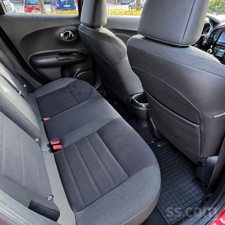 Sarkans Nissan Juke 2016 Rīga, ar dzinēja tilpumu 1.60 L un nobraukumu 102 tūkst. km par 7700 €, foto 16 vietnē AUTOMOTO.COM.LV