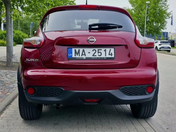 Red Nissan Juke 2019 in Riga, with an engine capacity of 1.60 L and mileage of 76 thousand km for 9990 €, photo 7 on AUTOMOTO.COM.LV