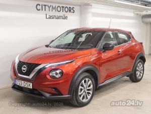 Sarkans Nissan Juke 2021 Tallina, ar dzinēja tilpumu 1.00 L un nobraukumu 58 tūkst. km par 14900 €, foto  vietnē AUTOMOTO.COM.LV