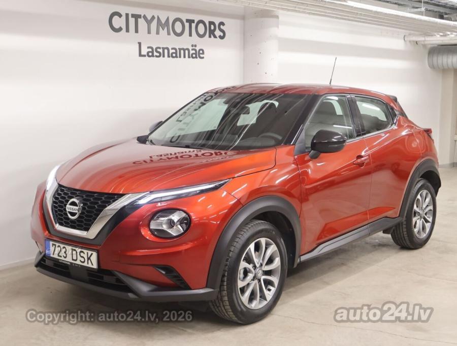 Sarkans Nissan Juke 2021 Tallina, ar dzinēja tilpumu 1.00 L un nobraukumu 58 tūkst. km par 14900 €, foto 1 vietnē AUTOMOTO.COM.LV