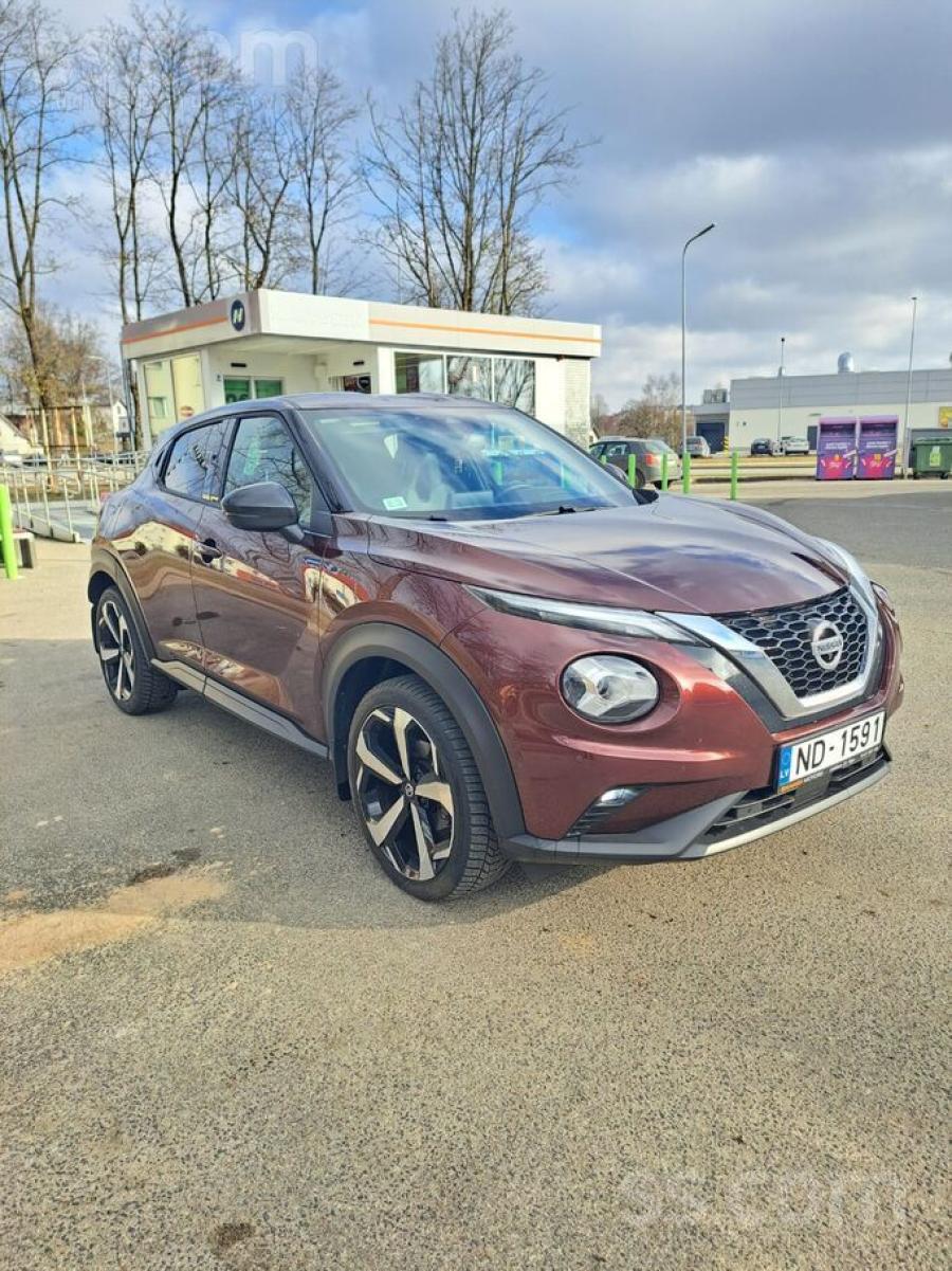 Red Nissan Juke 2022 in Riga, with an engine capacity of 1.00 L and mileage of 36 thousand km for 17750 €, photo 2 on AUTOMOTO.COM.LV