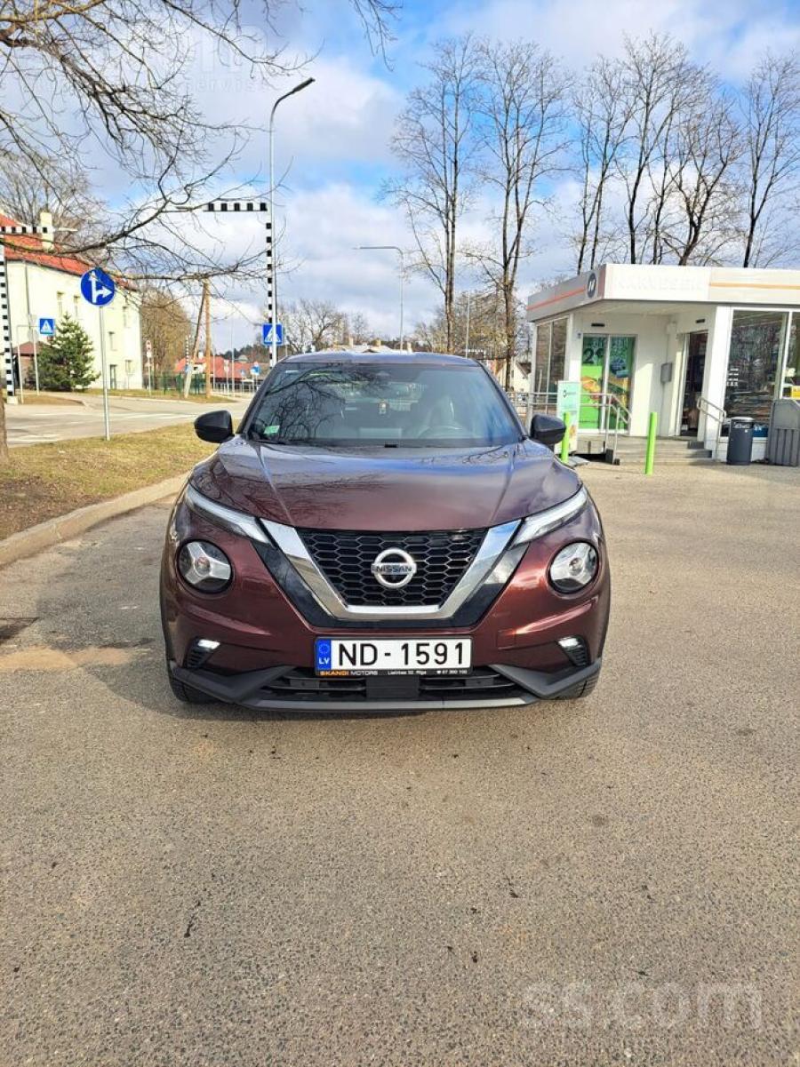 Red Nissan Juke 2022 in Riga, with an engine capacity of 1.00 L and mileage of 36 thousand km for 17750 €, photo 5 on AUTOMOTO.COM.LV