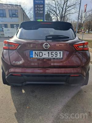 Red Nissan Juke 2022 in Riga, with an engine capacity of 1.00 L and mileage of 36 thousand km for 17750 €, photo 13 on AUTOMOTO.COM.LV