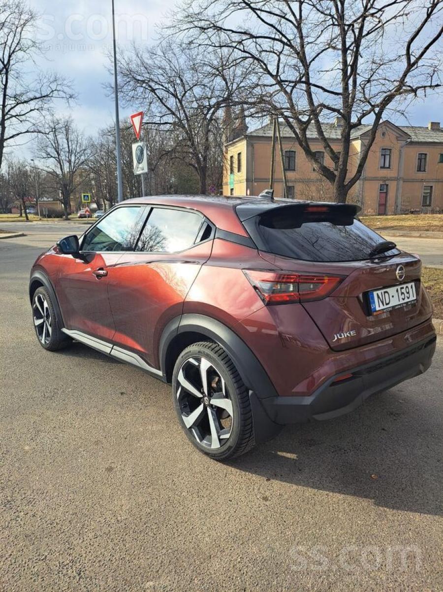 Red Nissan Juke 2022 in Riga, with an engine capacity of 1.00 L and mileage of 36 thousand km for 17750 €, photo 14 on AUTOMOTO.COM.LV