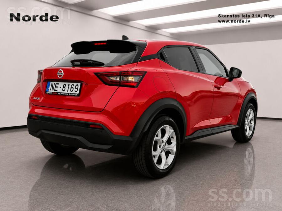 Sarkans Nissan Juke 2022 Rīga, ar dzinēja tilpumu 1.00 L un nobraukumu 43 tūkst. km par 14590 €, foto 5 vietnē AUTOMOTO.COM.LV