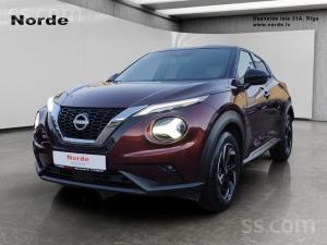 Sarkans Nissan Juke 2024 Rīga, ar dzinēja tilpumu 1.00 L un nobraukumu 42 tūkst. km par 18980 €, foto  vietnē AUTOMOTO.COM.LV