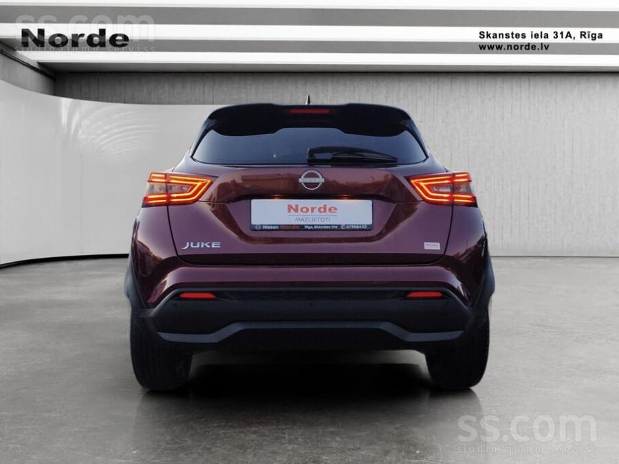 Sarkans Nissan Juke 2024 Rīga, ar dzinēja tilpumu 1.00 L un nobraukumu 42 tūkst. km par 18980 €, foto 6 vietnē AUTOMOTO.COM.LV