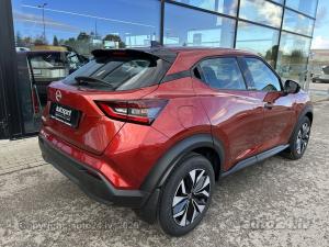 Red Nissan Juke 2026 in Tartu, with an engine capacity of 1.00 L and mileage of 0 thousand km for 21590 €, photo 4 on AUTOMOTO.COM.LV