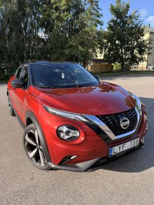 Sarkans Nissan Juke 2020 Kauņa, ar dzinēja tilpumu 1.00 L un nobraukumu 145 tūkst. km par 12500 €, foto  vietnē AUTOMOTO.COM.LV