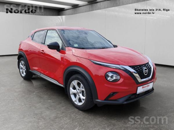 Red Nissan Juke 2022 in Riga, with an engine capacity of 1.00 L and mileage of 29 thousand km for 14490 €, photo 5 on AUTOMOTO.COM.LV