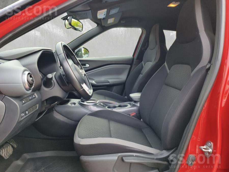 Red Nissan Juke 2022 in Riga, with an engine capacity of 1.00 L and mileage of 29 thousand km for 14490 €, photo 8 on AUTOMOTO.COM.LV